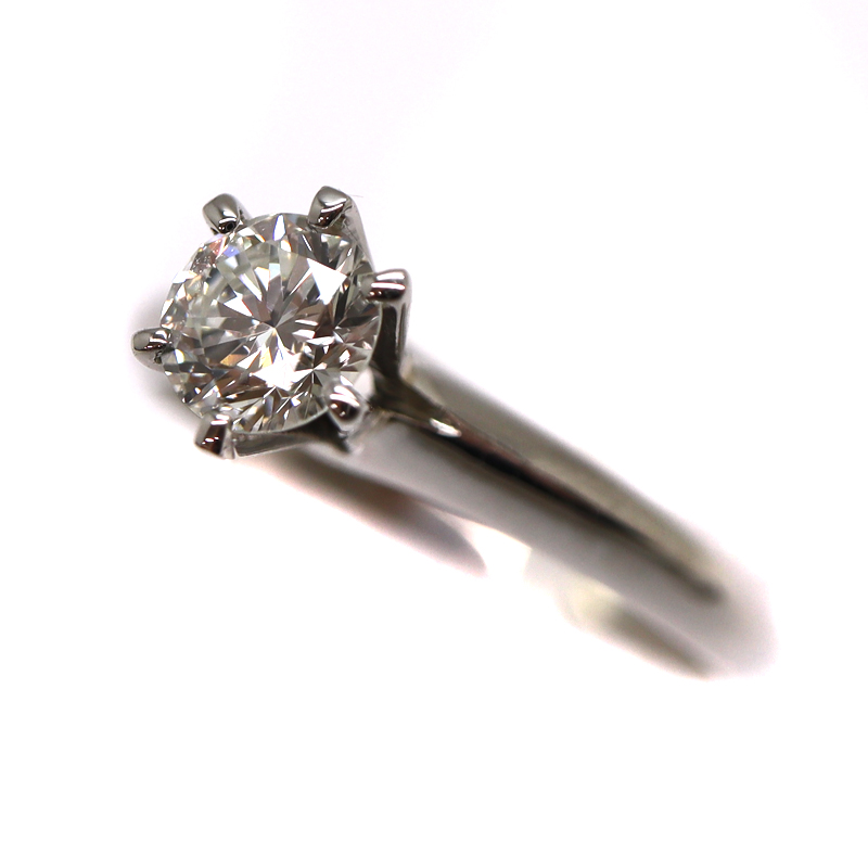 質屋かんてい局オンラインショップ / Pt900【プラチナ900】 ダイヤモンド D0.56ctリング 約10.5号 3.4g レディース 【中古】 USED-9 新品仕上げ済み かんてい局茜 ...