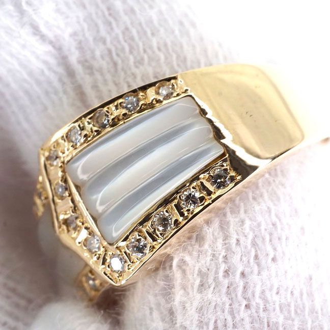 質屋かんてい局オンラインショップ / K18 D0.14ct ダイヤモンド リング 【中古】