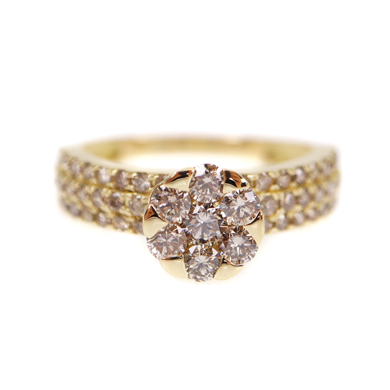 質屋かんてい局オンラインショップ / 18金 K18 D1.00ct ダイヤモンド リング 【中古】