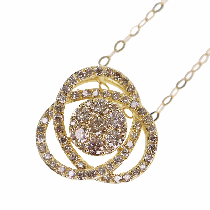 質屋かんてい局オンラインショップ / 18金 K18 D0.50ct ダイヤモンド ネックレス【中古】