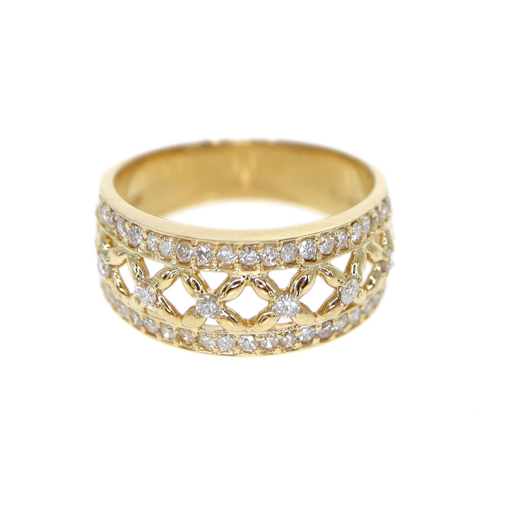 質屋かんてい局オンラインショップ / K18 18金 D0.50ct ダイヤモンドリング 約12号 指輪【中古】