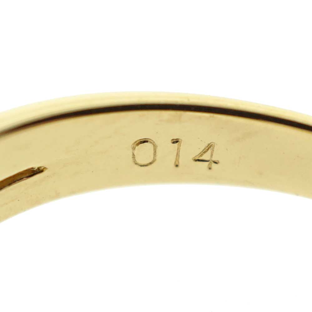 質屋かんてい局オンラインショップ / K18 18金 YG ダイヤモンドリング D0.14ct フラワー指輪【中古】