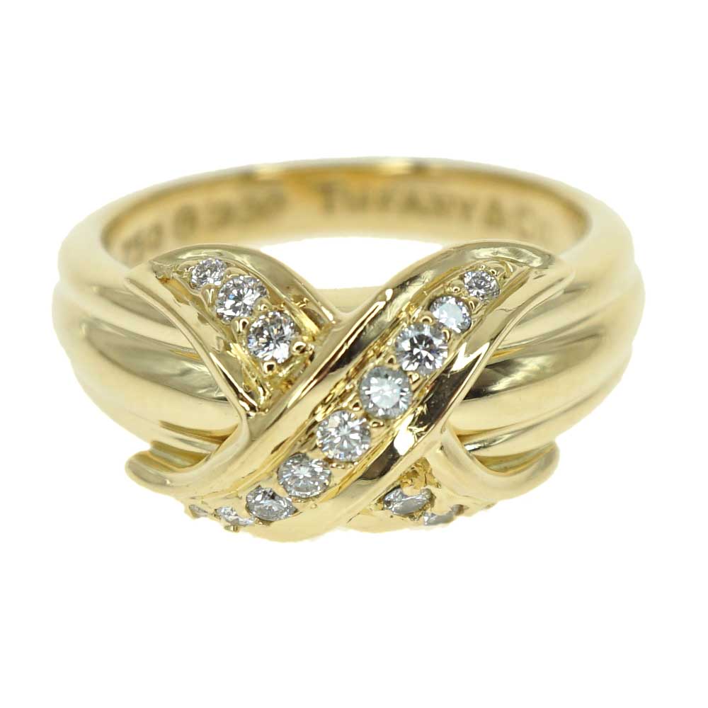 質屋かんてい局オンラインショップ / ティファニー Tiffany&co. シグネチャーリング 指輪 K18YG 18金【中古】