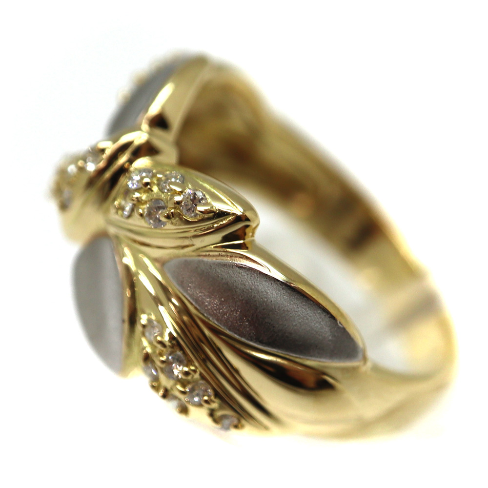 質屋かんてい局オンラインショップ / K18 Pt900 D0.19ctリング 指輪 ゴールド プラチナ ダイヤモンド 【中古】