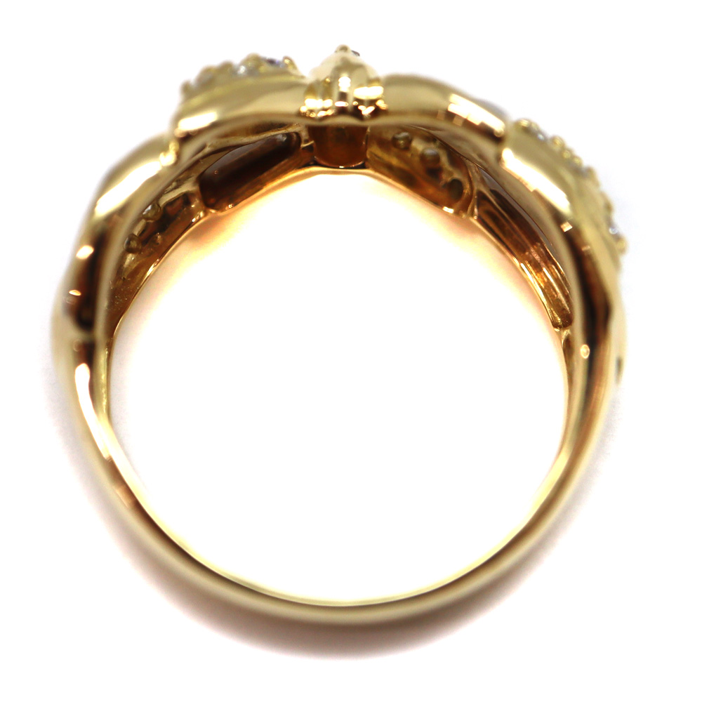 質屋かんてい局オンラインショップ / K18 Pt900 D0.19ctリング 指輪 ゴールド プラチナ ダイヤモンド 【中古】