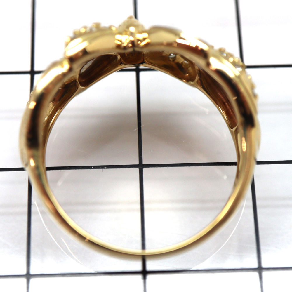 質屋かんてい局オンラインショップ / K18 Pt900 D0.19ctリング 指輪 ゴールド プラチナ ダイヤモンド 【中古】