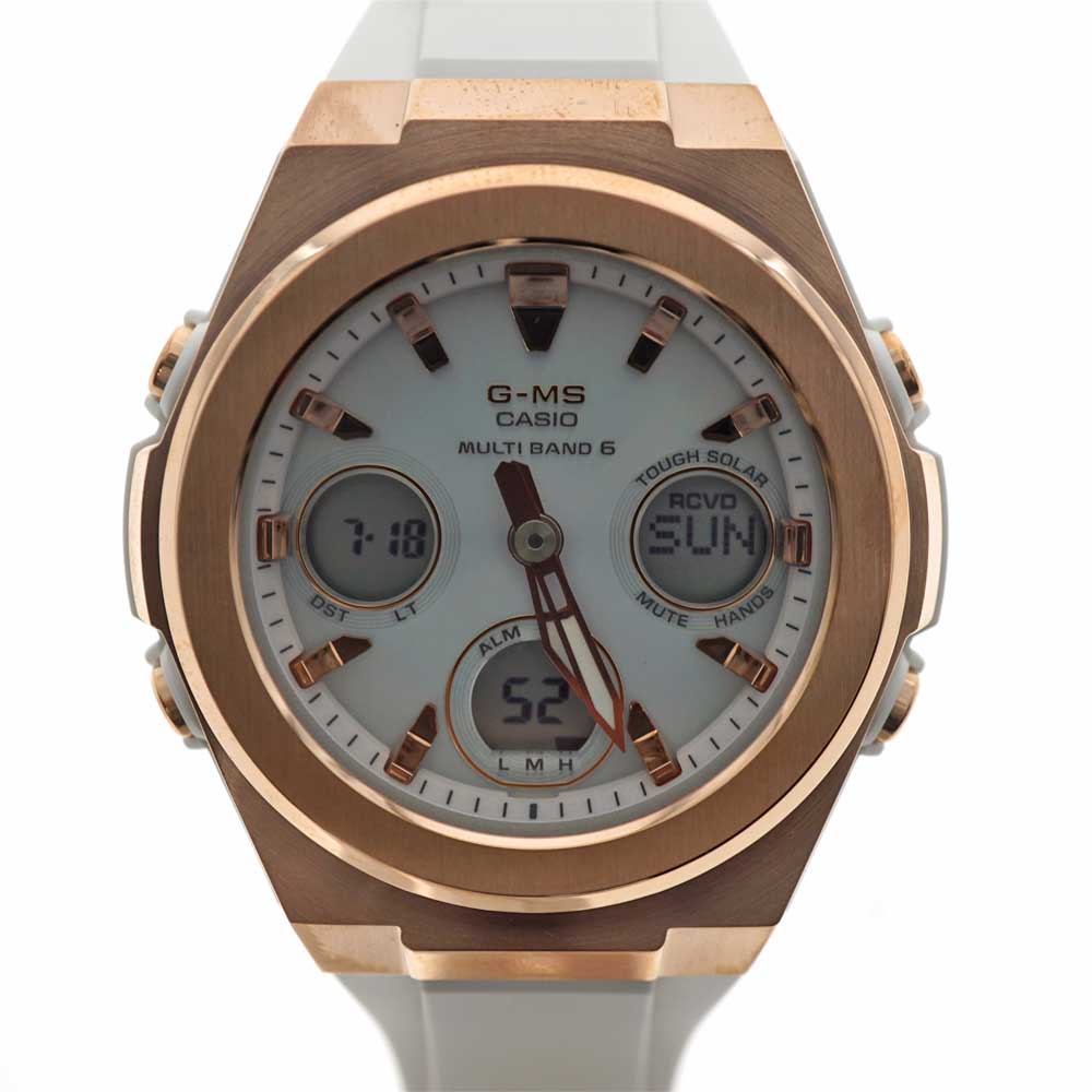 質屋かんてい局オンラインショップ / CASIO【カシオ】 MSG-W600G-7AJF Baby-G ベビーG 時計 樹脂 SS レディース タフソーラー ピンク ホワイト 【中古】 未使用 ...