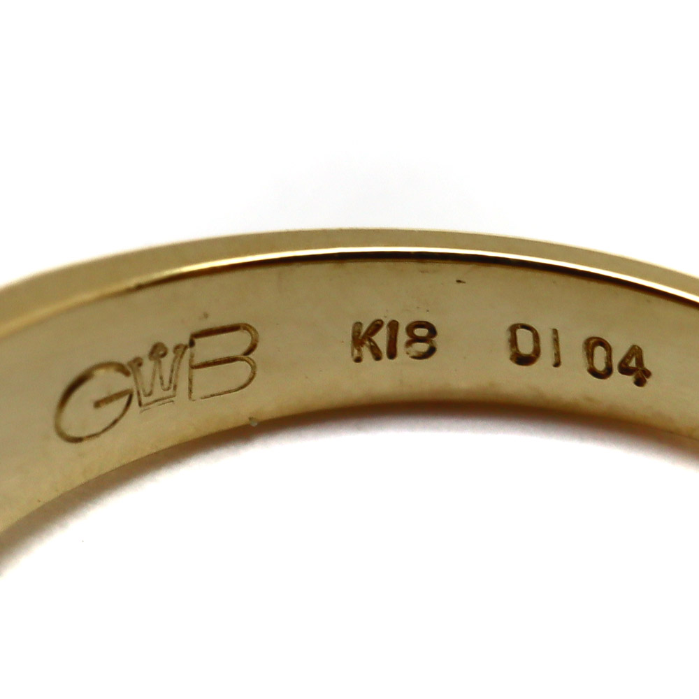 質屋かんてい局オンラインショップ / 18金 K18 R0.19/D0.11ctリング 指輪 ルビー ダイヤモンド【中古】