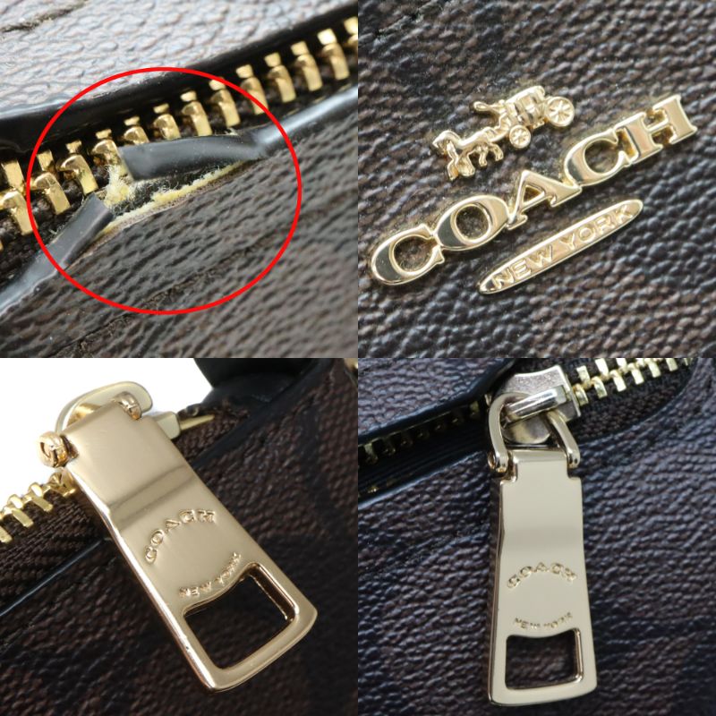 質屋かんてい局オンラインショップ / コーチ Coach F79998 2WAYバッグ レザー PVC ブラウン ブラック【中古】