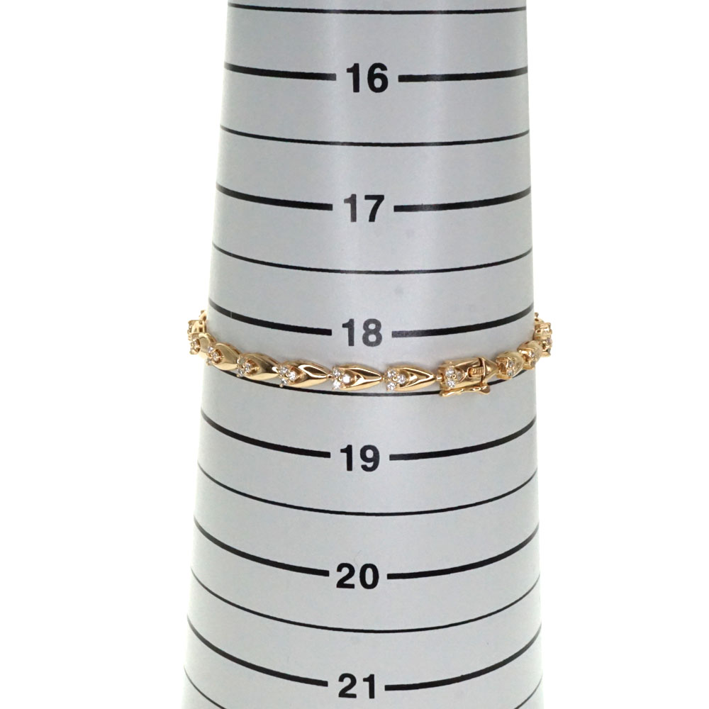 質屋かんてい局オンラインショップ / K18 D1.00ct ダイヤモンドブレスレット 【中古】