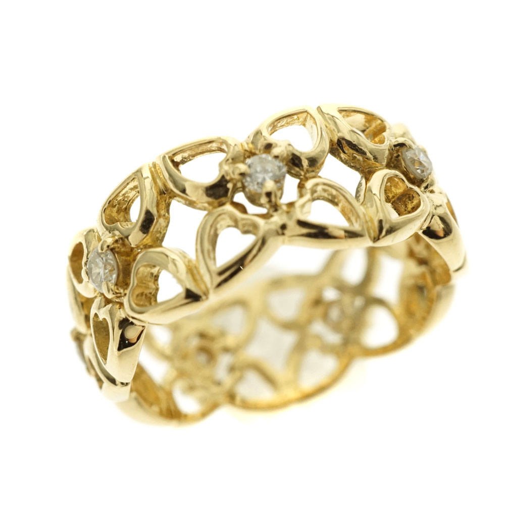 質屋かんてい局オンラインショップ / K18 ゴールド D0.26ct ダイヤモンド リング 【中古】