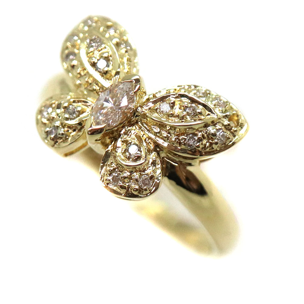 質屋かんてい局オンラインショップ / K18【18金】 D0.25ctリング 指輪 金 ゴールド ダイヤモンド 約12号 3.7g ジュエリー 宝石 レディース【中古】USED-9 新品仕上げ ...