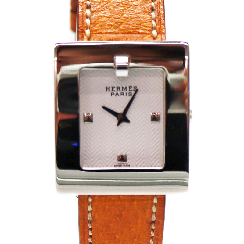 質屋かんてい局オンラインショップ / エルメス Hermes BE1.210 ベルトウォッチ クォーツ ホワイト文字盤【中古】