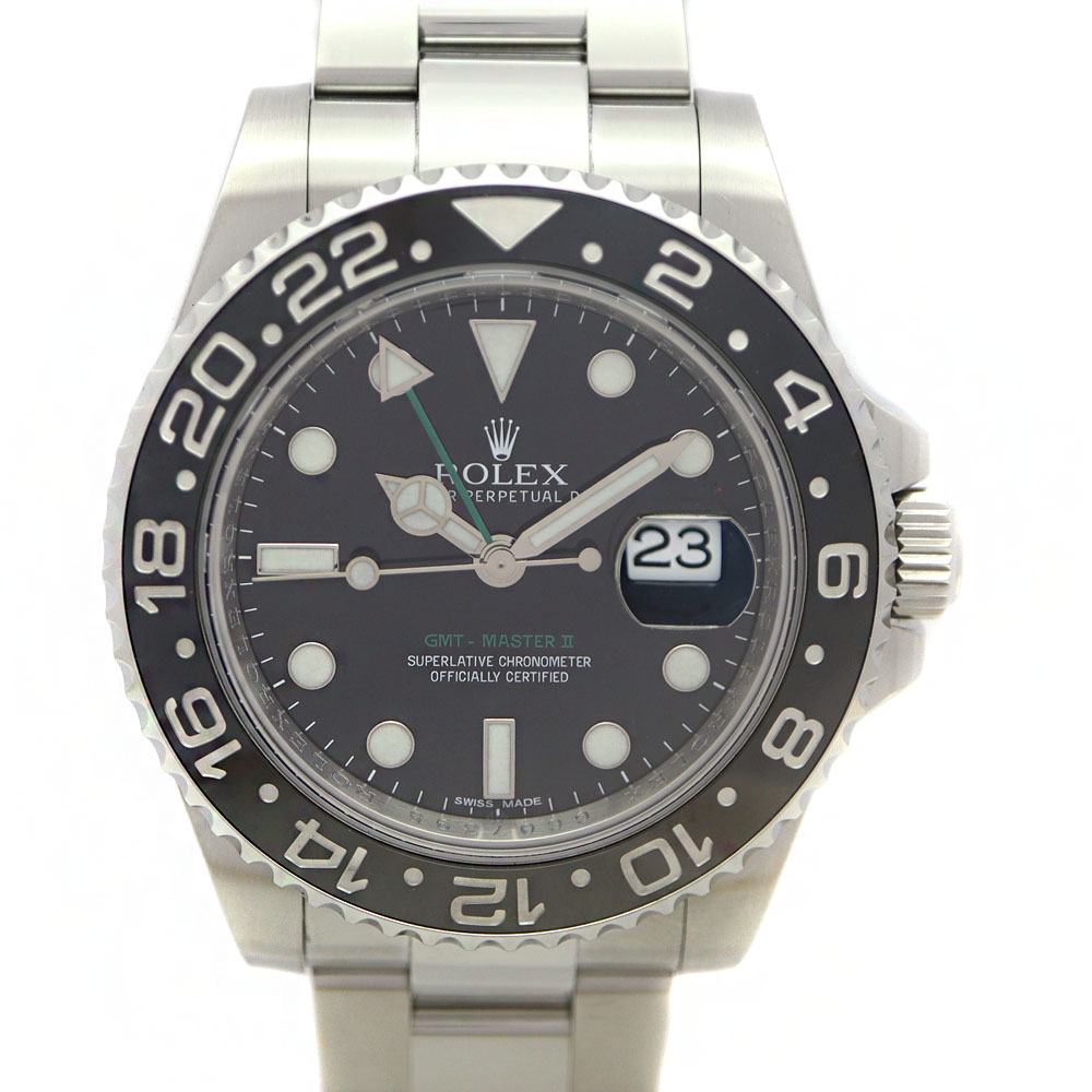 質屋かんてい局オンラインショップ / ROLEX 【ロレックス】116710LN GMTマスター2 SS/ステンレススチール ブラックベゼル ...