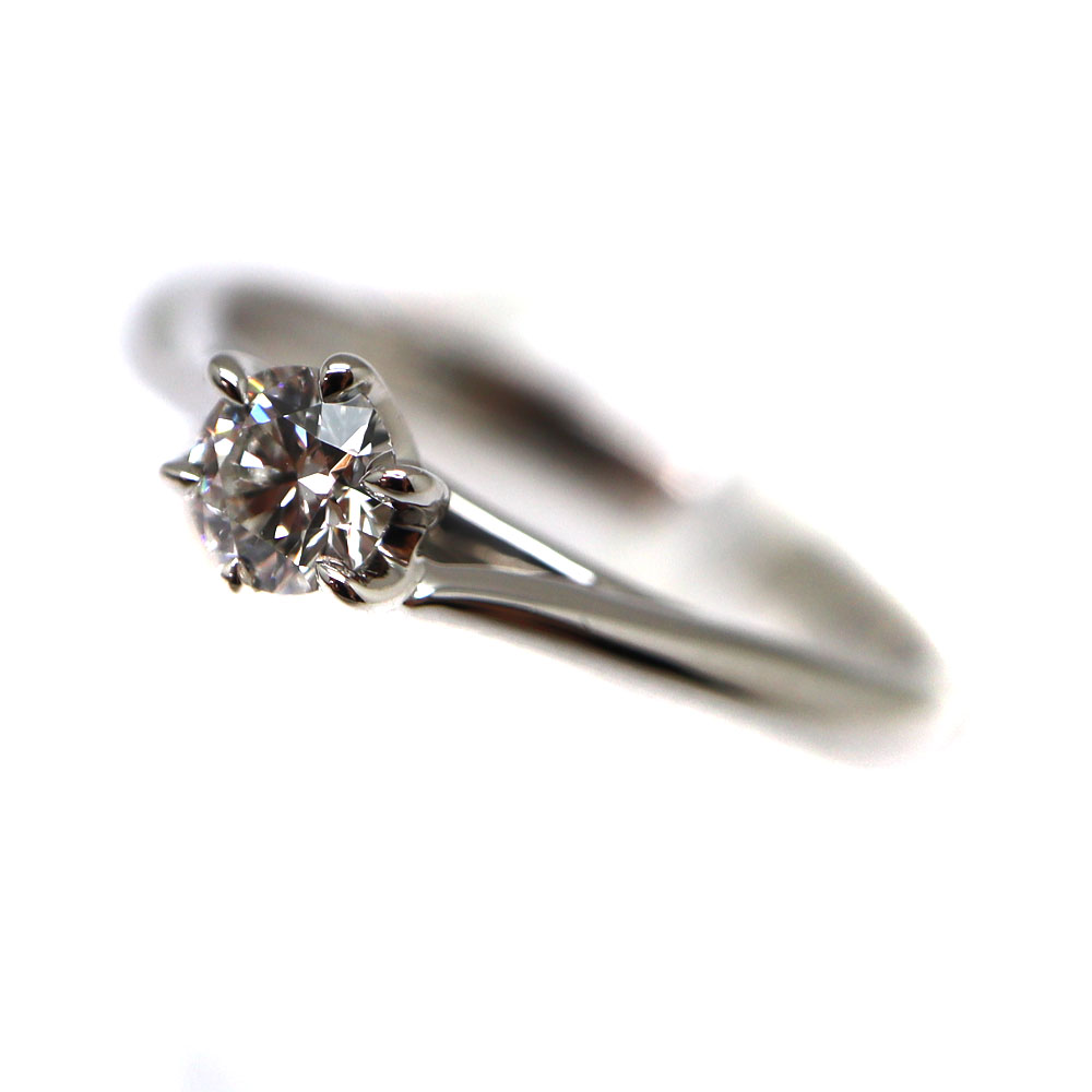 質屋かんてい局オンラインショップ / プラチナ900 Pt900 D0.21ct リング 指輪 ダイヤモンド 【中古】