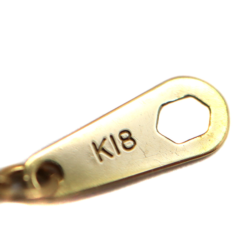 質屋かんてい局オンラインショップ / 18金 K18 D0.16ctネックレス ダイヤモンド ゴールド 金 ネックレス【中古】