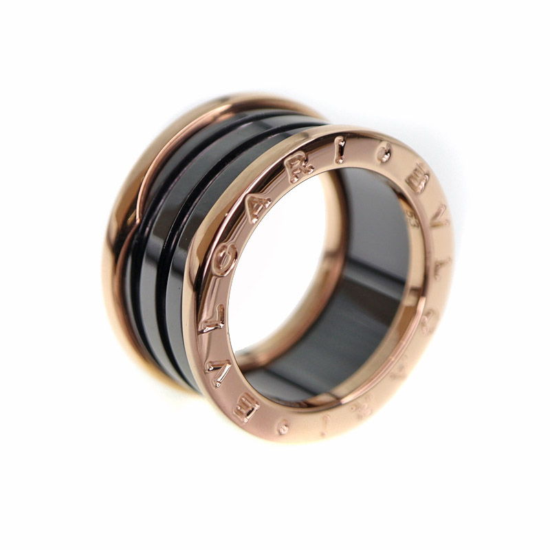 質屋かんてい局オンラインショップ / ブルガリ Bvlgari B-ZERO1 リング K18PG セラミック【中古】