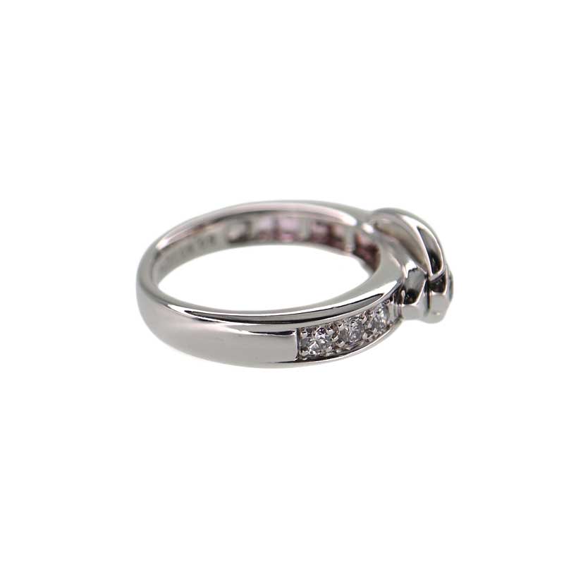 質屋かんてい局オンラインショップ / 18金ホワイトゴールド K18WG S0.60/D0.15ct サファイアリング 【中古】