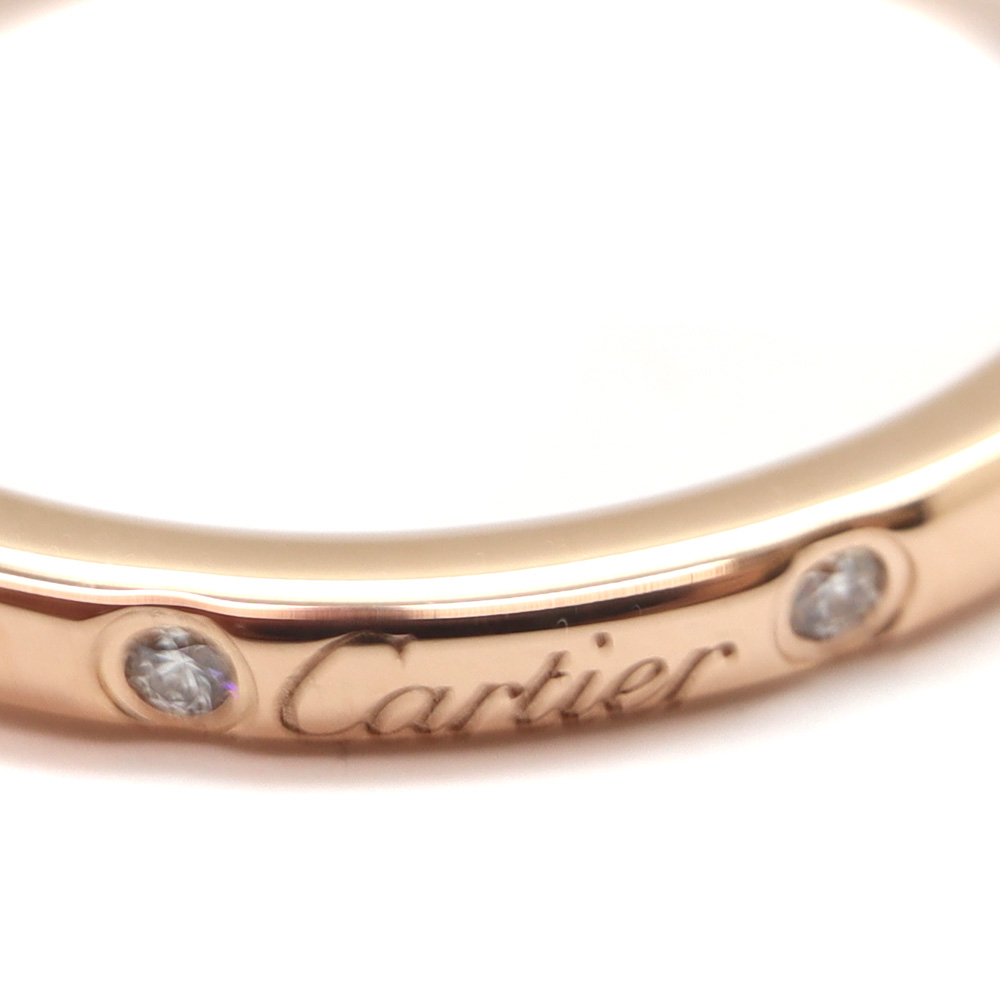 質屋かんてい局オンラインショップ / カルティエ Cartier バレリーナリング 3Pダイヤ K18PG ピンクゴールド ダイヤモンド 指輪 ...