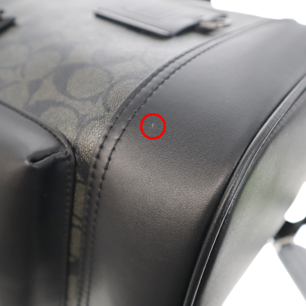 質屋かんてい局オンラインショップ / 春日井店 COACH【コーチ】40344 バックパック リュックサック ブラック グレー系 黒 ブランド ...