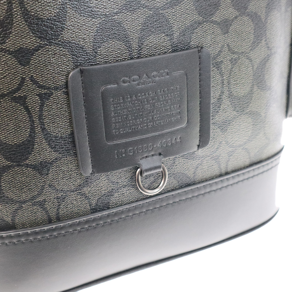 質屋かんてい局オンラインショップ / 春日井店 COACH【コーチ】40344 バックパック リュックサック ブラック グレー系 黒 ブランド ...