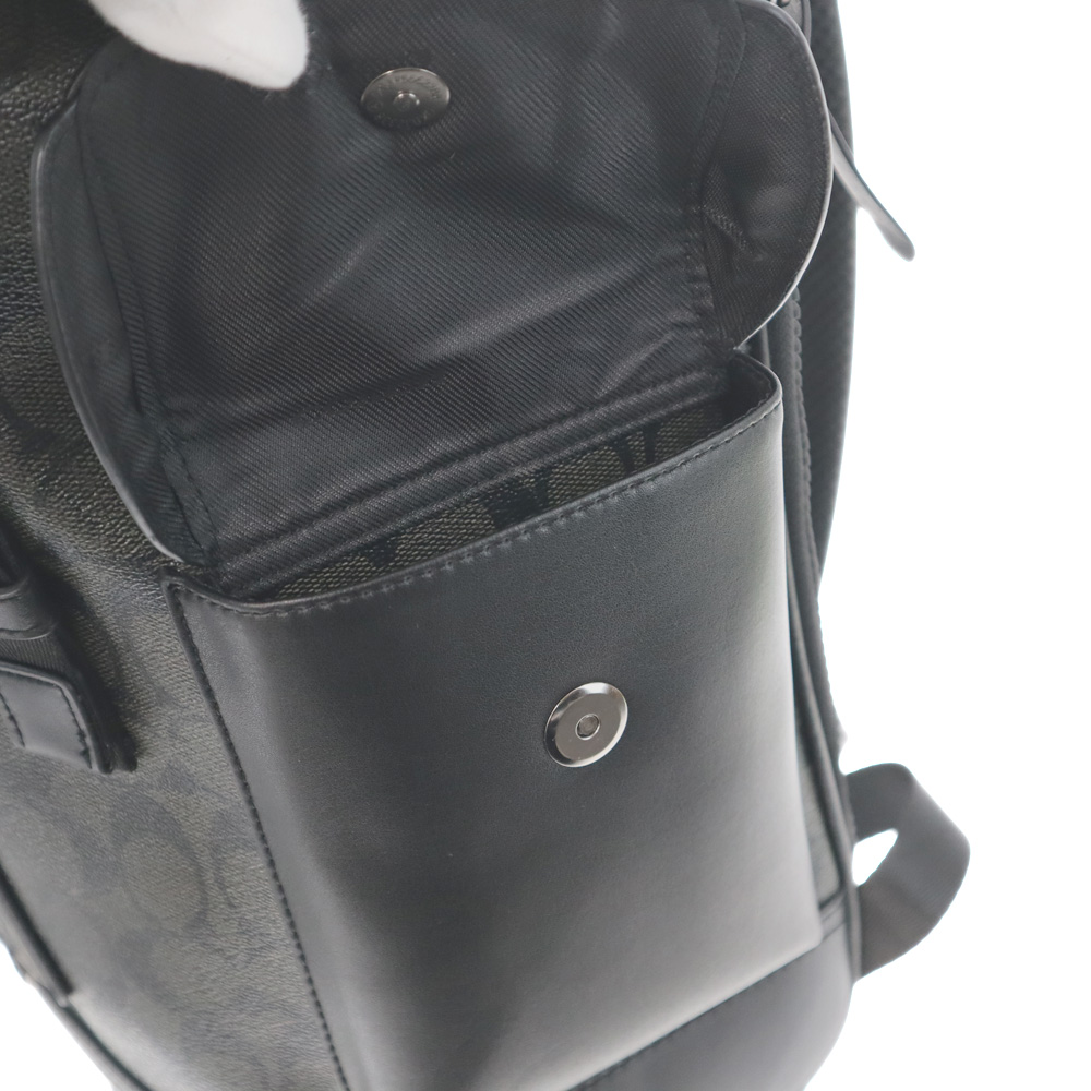 質屋かんてい局オンラインショップ / 春日井店 COACH【コーチ】40344 バックパック リュックサック ブラック グレー系 黒 ブランド ...