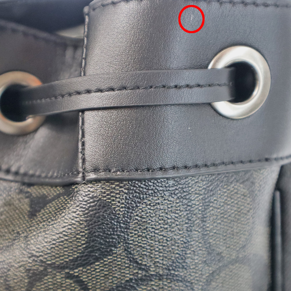 質屋かんてい局オンラインショップ / 春日井店 COACH【コーチ】40344 バックパック リュックサック ブラック グレー系 黒 ブランド ...