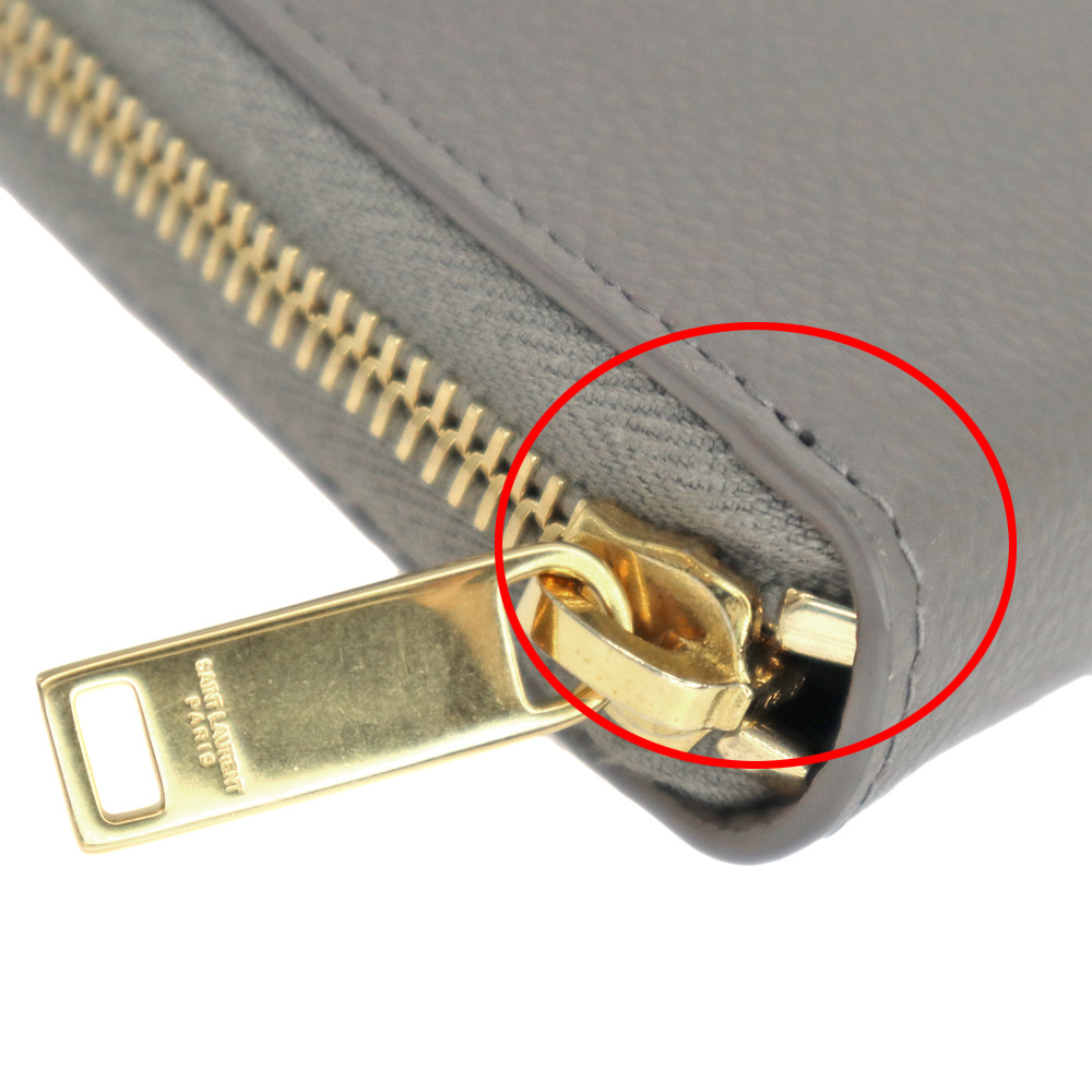 質屋かんてい局オンラインショップ / サンローラン Saint Laurent 414570 ラウンドファスナー 長財布 レザー【中古】