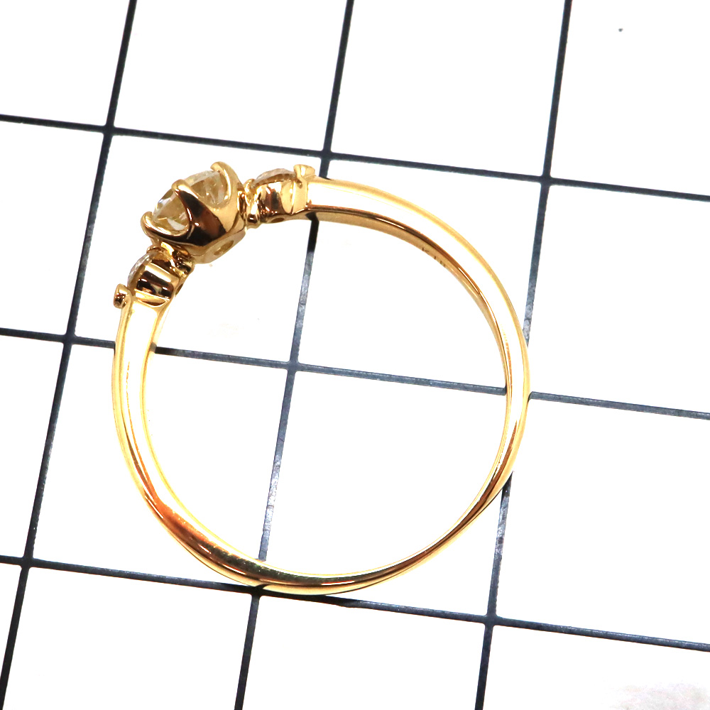 質屋かんてい局オンラインショップ / K18 D0.322/0.08ctリング 金 ダイヤモンド リング ジュエリー 指輪 【中古】