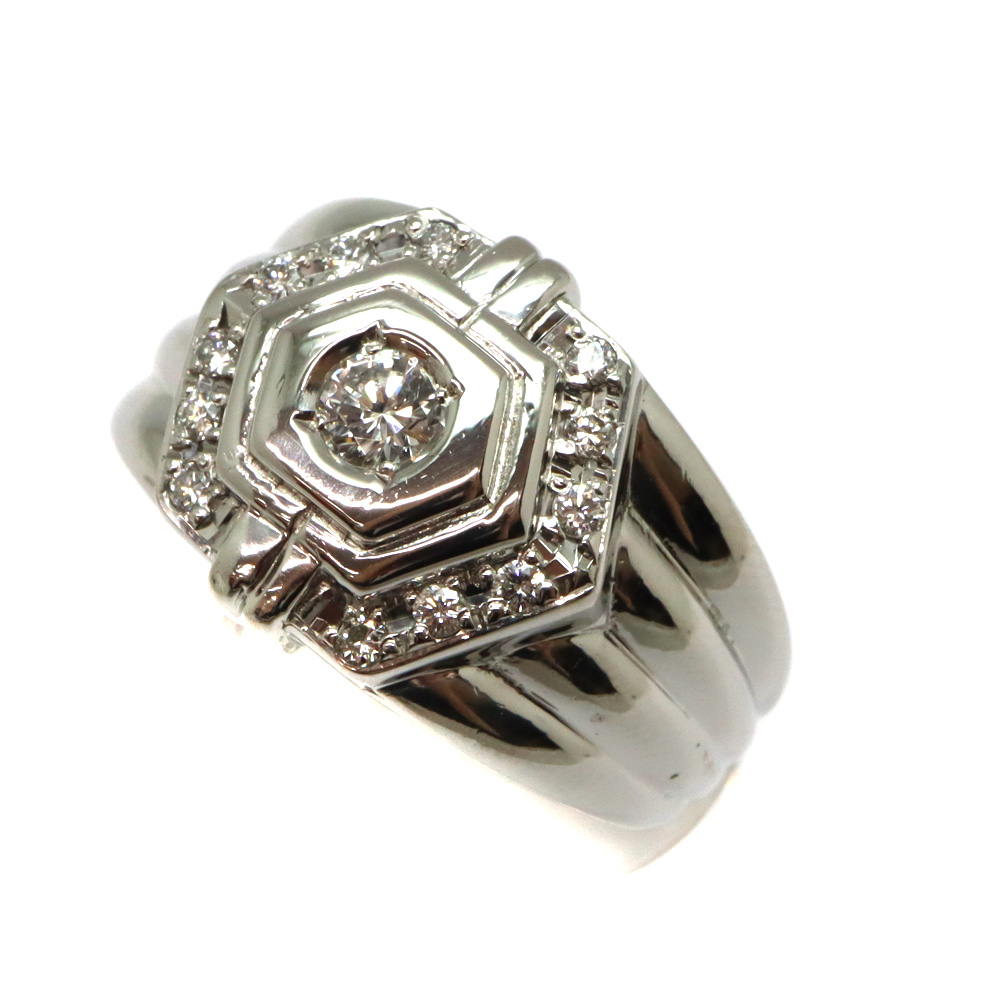 質屋かんてい局オンラインショップ / プラチナ900 Pt900 D0.202/0.20ctリング プラチナ ダイヤモンド 指輪 【中古】