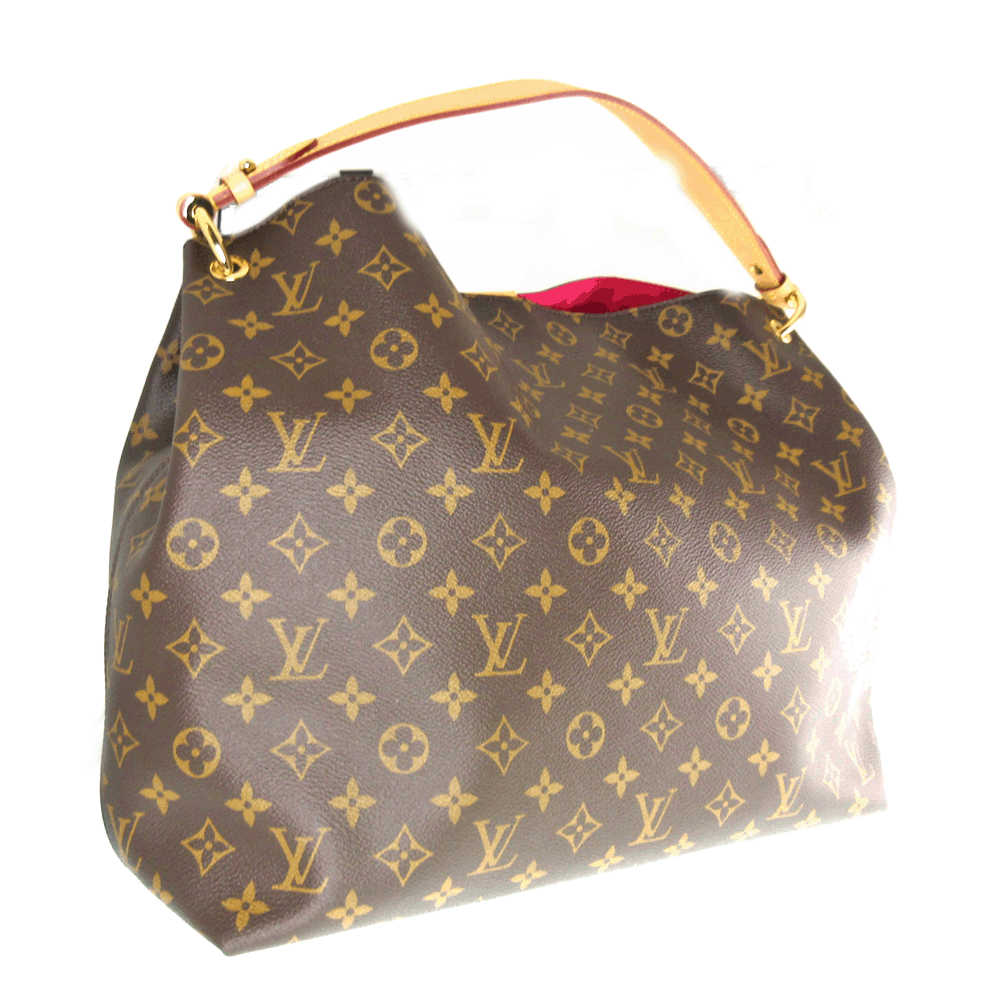 質屋かんてい局オンラインショップ / LOUIS VUITTON【ルイヴィトン】M43703 グレースフルMM モノグラムキャンバス ブラウン ...