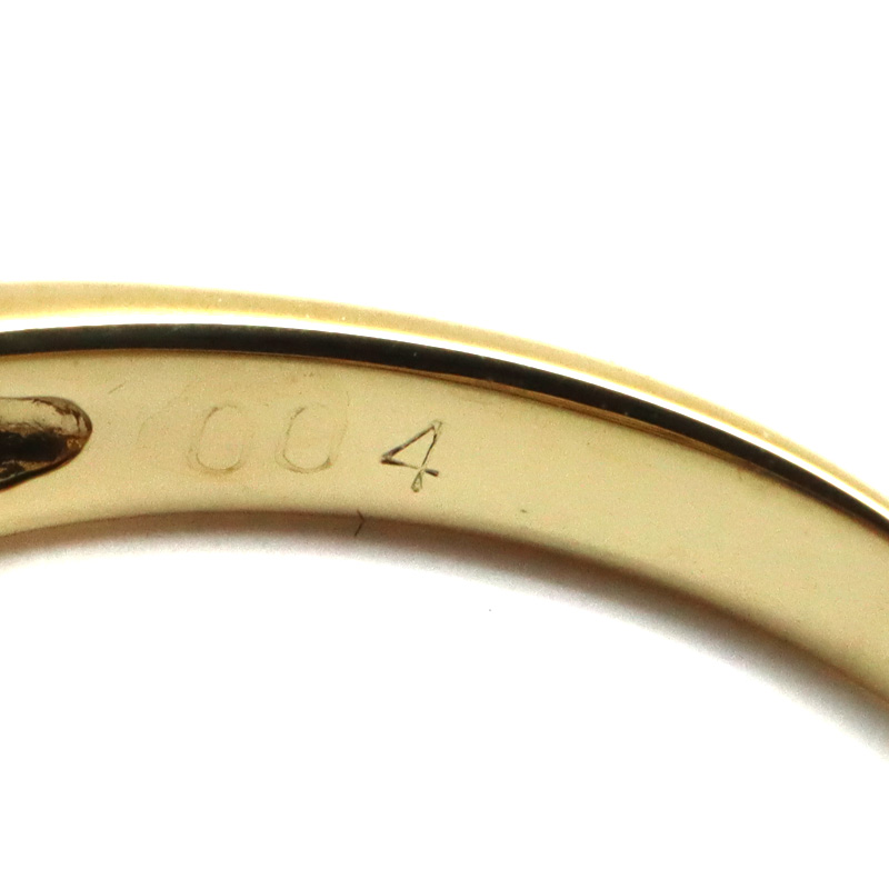 質屋かんてい局オンラインショップ / K18 S0.40/D0.04ctリング 指輪 金 ブルーサファイア ダイヤモンド ジュエリー 【中古】