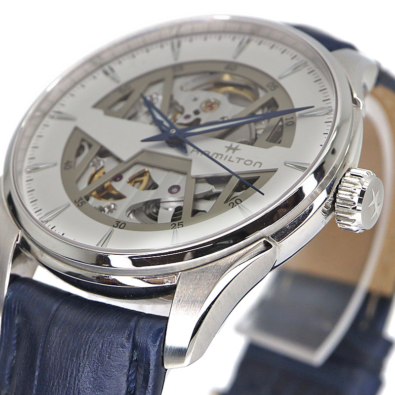 質屋かんてい局オンラインショップ / HAMILTON【ハミルトン】H42535610 ジャズマスター スケルトン SS(ステンレス)×レザー ...