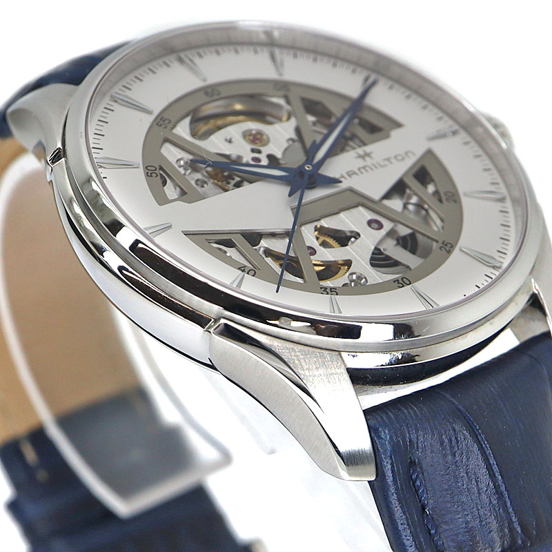 質屋かんてい局オンラインショップ / HAMILTON【ハミルトン】H42535610 ジャズマスター スケルトン SS(ステンレス)×レザー ...