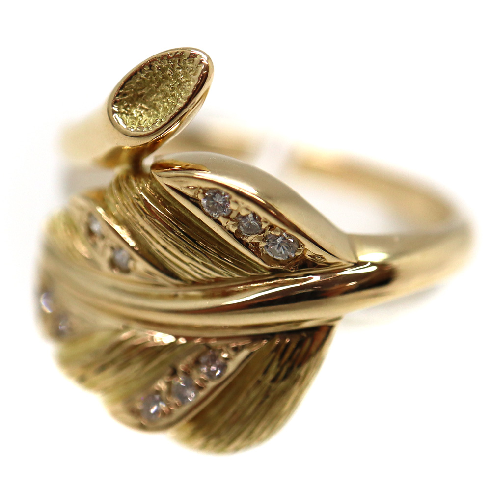 質屋かんてい局オンラインショップ / 18金 K18 D0.10ctリング 指輪 ダイヤモンド【中古】