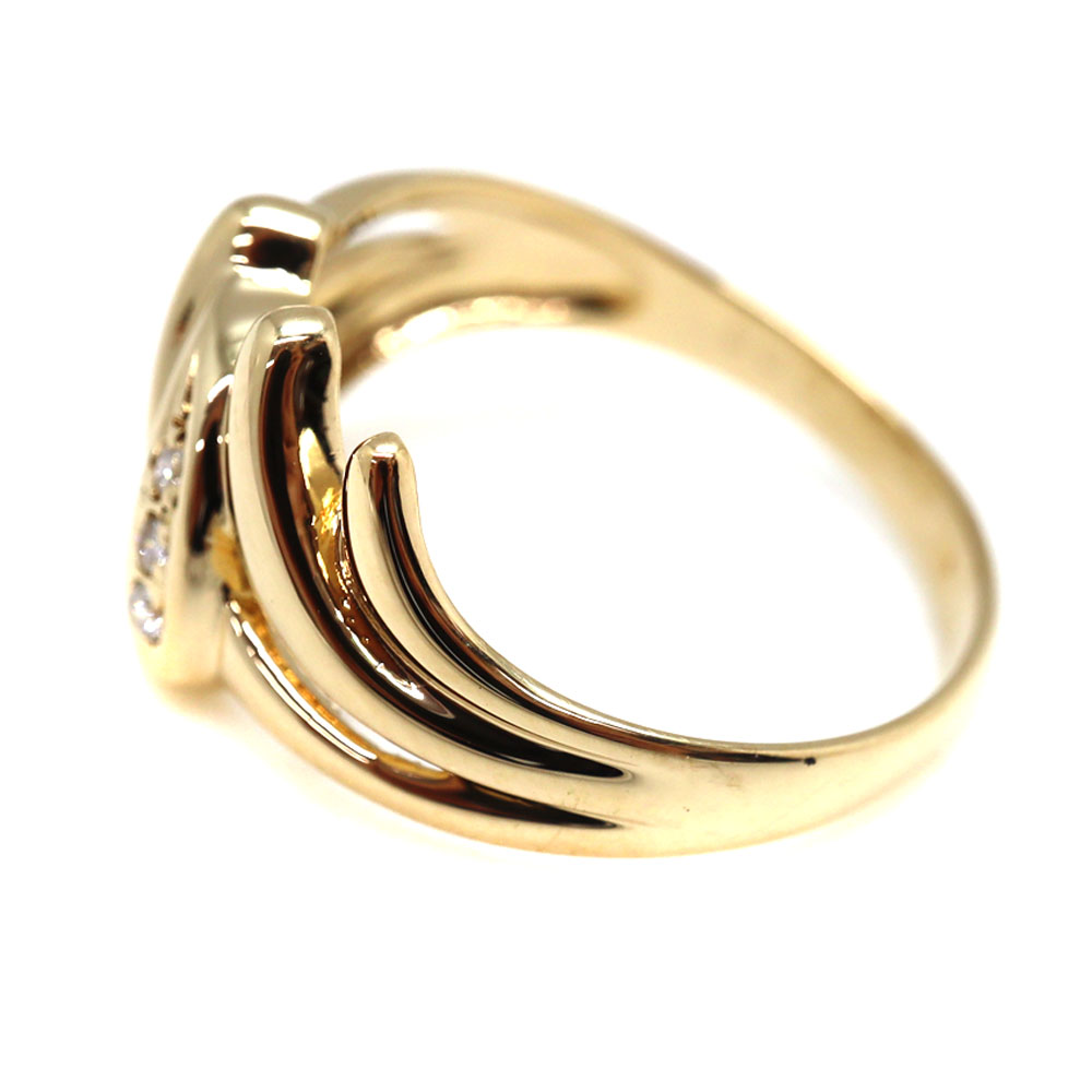 質屋かんてい局オンラインショップ / K18 D0.03ctリング 金 ダイヤモンド リング ジュエリー 指輪 【中古】