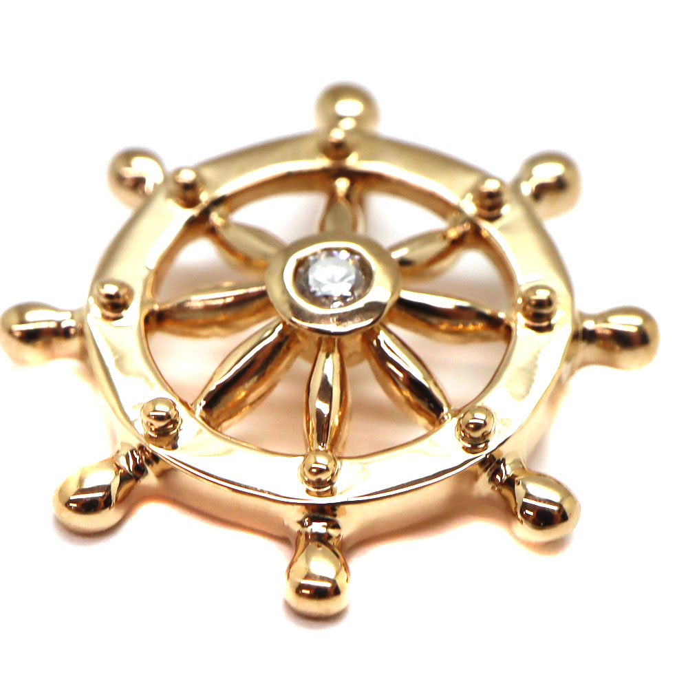 質屋かんてい局オンラインショップ / 18金 K18 D0.04ctペンダントトップ ダイヤモンド【中古】