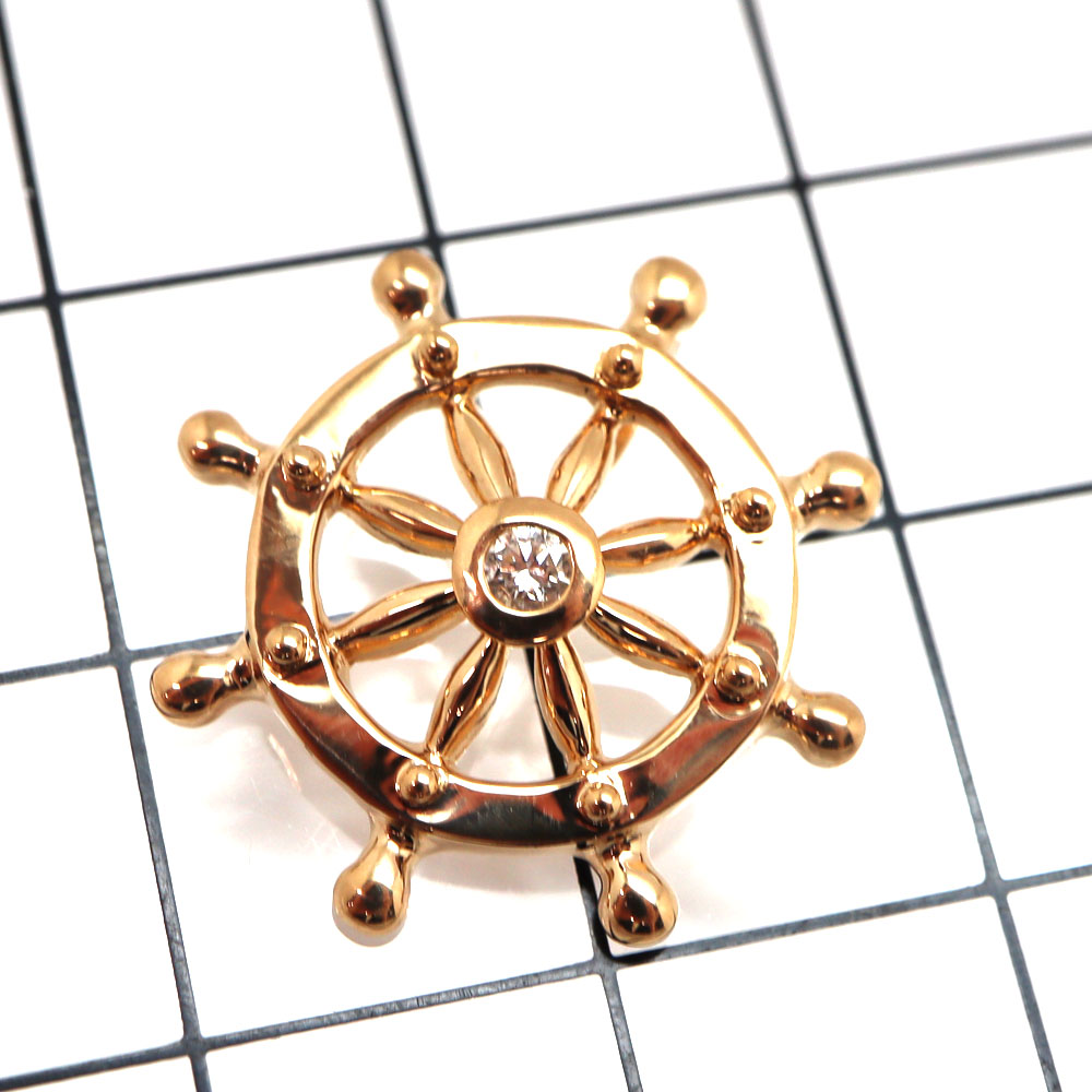 質屋かんてい局オンラインショップ / 18金 K18 D0.04ctペンダントトップ ダイヤモンド【中古】