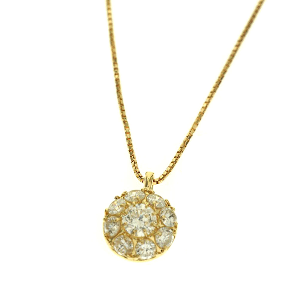 質屋かんてい局オンラインショップ / K18 18金 ゴールド D0.50ct ダイヤモンド ネックレス【中古】