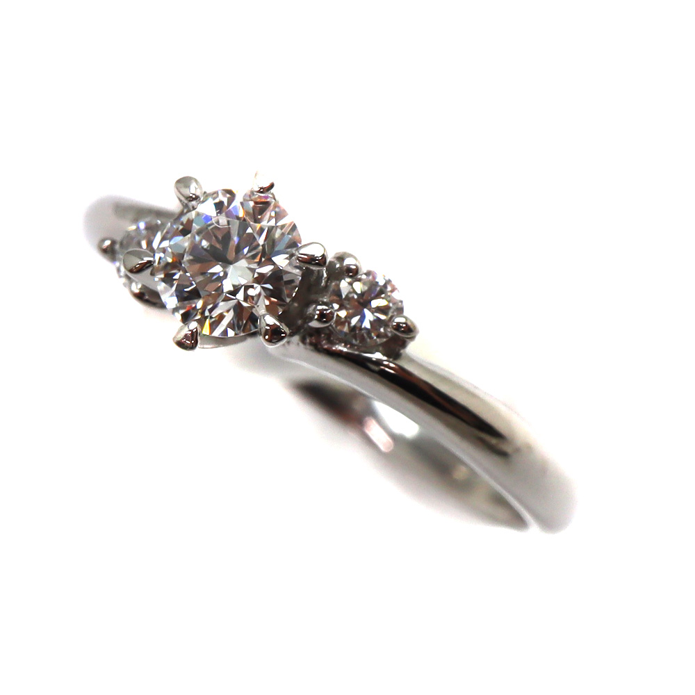 質屋かんてい局オンラインショップ / プラチナ900 Pt900 D0.307/0.09ctリング プラチナ ダイヤモンド 指輪 【中古】