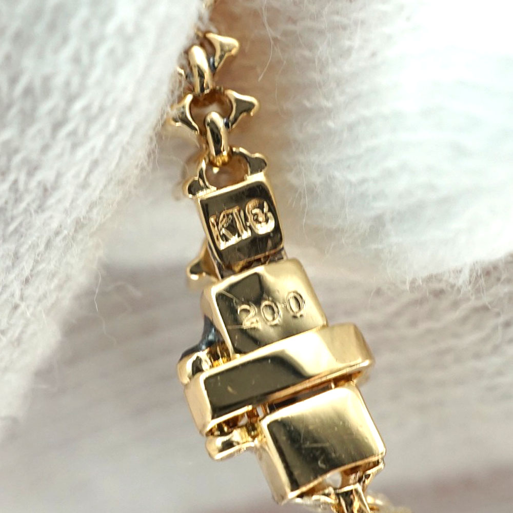 質屋かんてい局オンラインショップ / K18 金 ゴールド D2.00ct ダイヤモンド ブレスレット【中古】