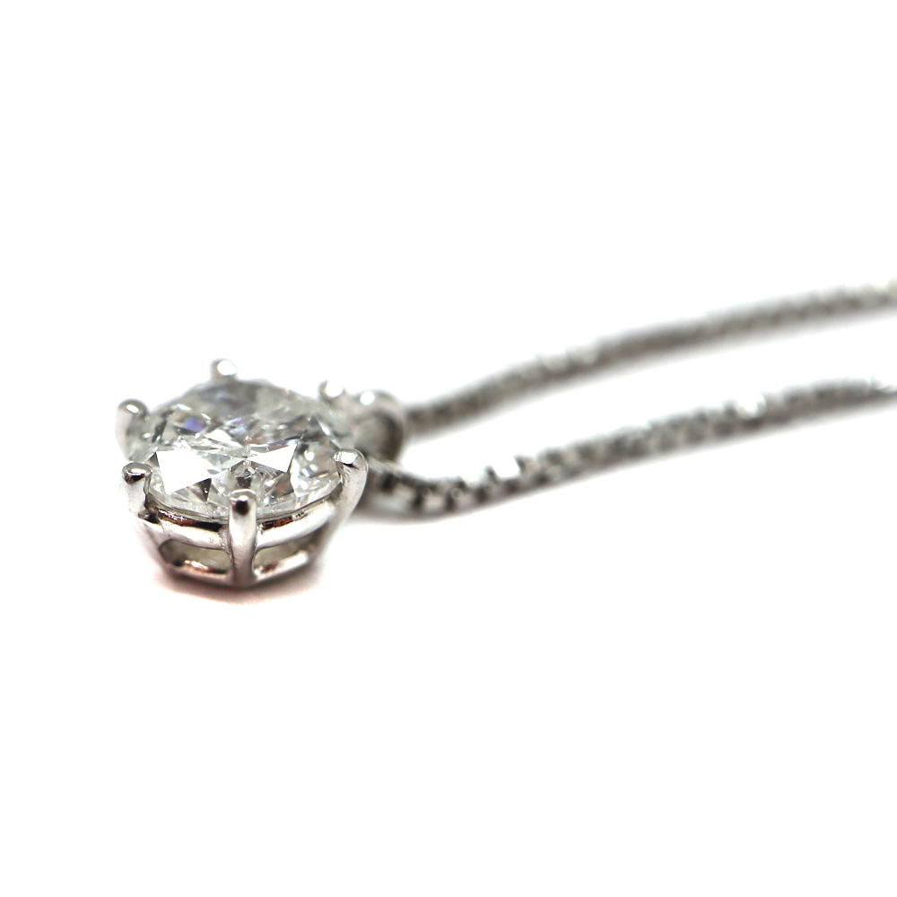 質屋かんてい局オンラインショップ / プラチナ850 Pt850 トップPt900 D0.30ctネックレス プラチナ ダイヤモンド ジュエリー アクセサリー【中古】