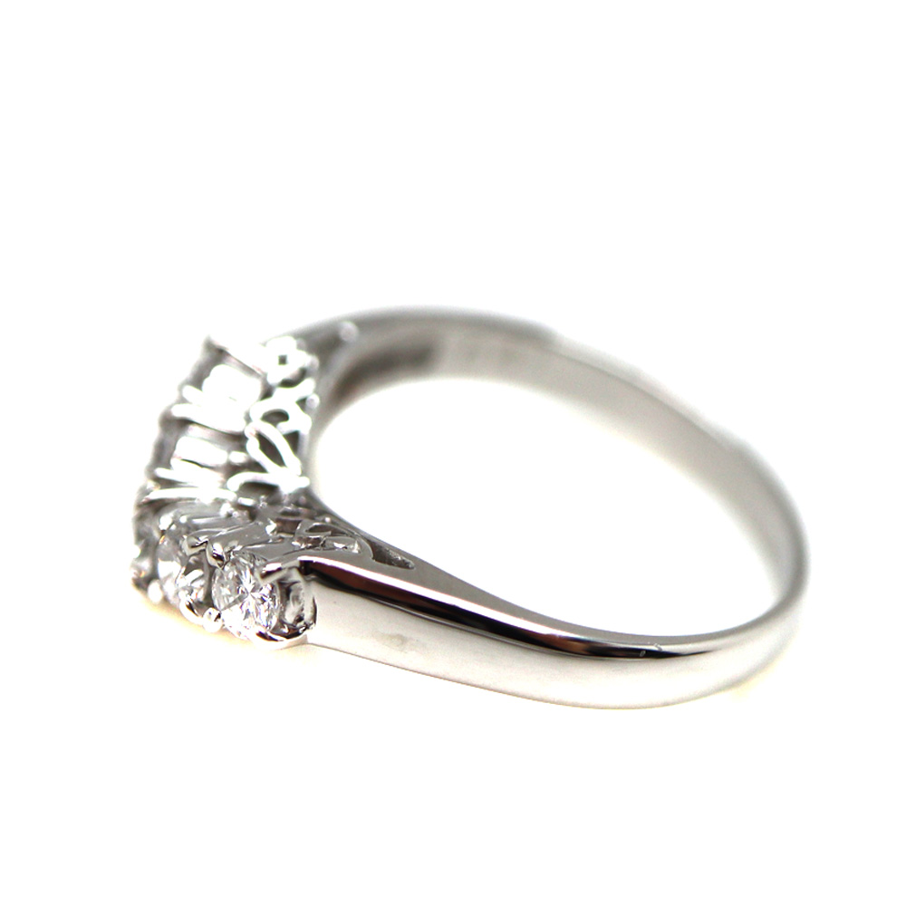 質屋かんてい局オンラインショップ / Pt850 D0.41ctリング 指輪 プラチナ ジュエリー ダイヤモンド 【中古】