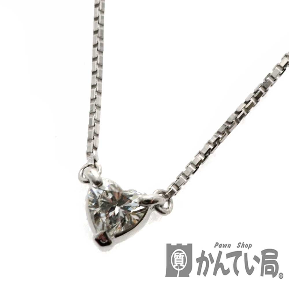 質屋かんてい局オンラインショップ / Pt850【プラチナ850】D0.41ct ダイヤモンド ネックレス アクセサリー 天然石 ジュエリー 41cm 4.8g 新品仕上げ済 デザイン ...