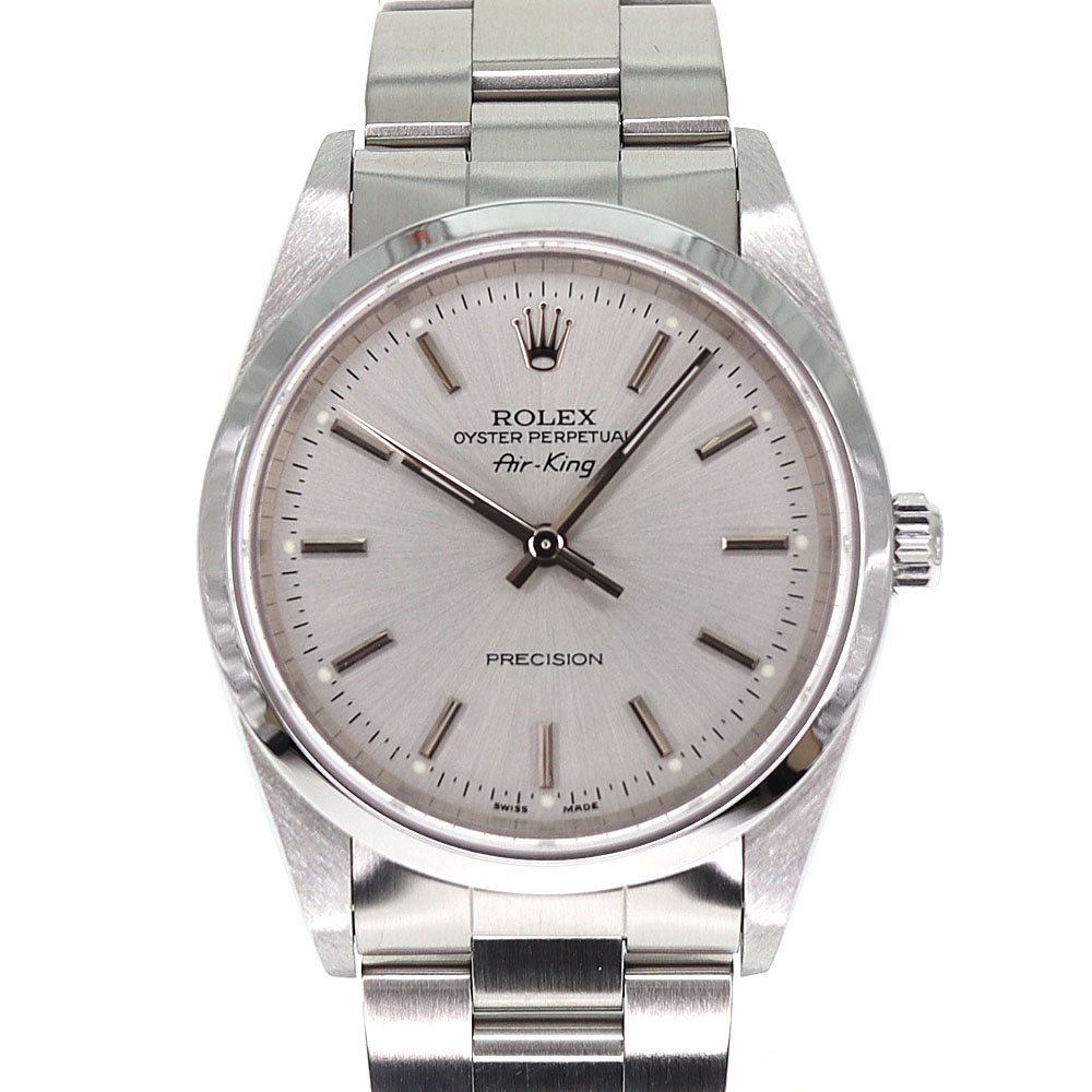 質屋かんてい局オンラインショップ / 小牧店 ROLEX【ロレックス】14000M エアキング Y番 シルバー バーインデックス ステンレス ...