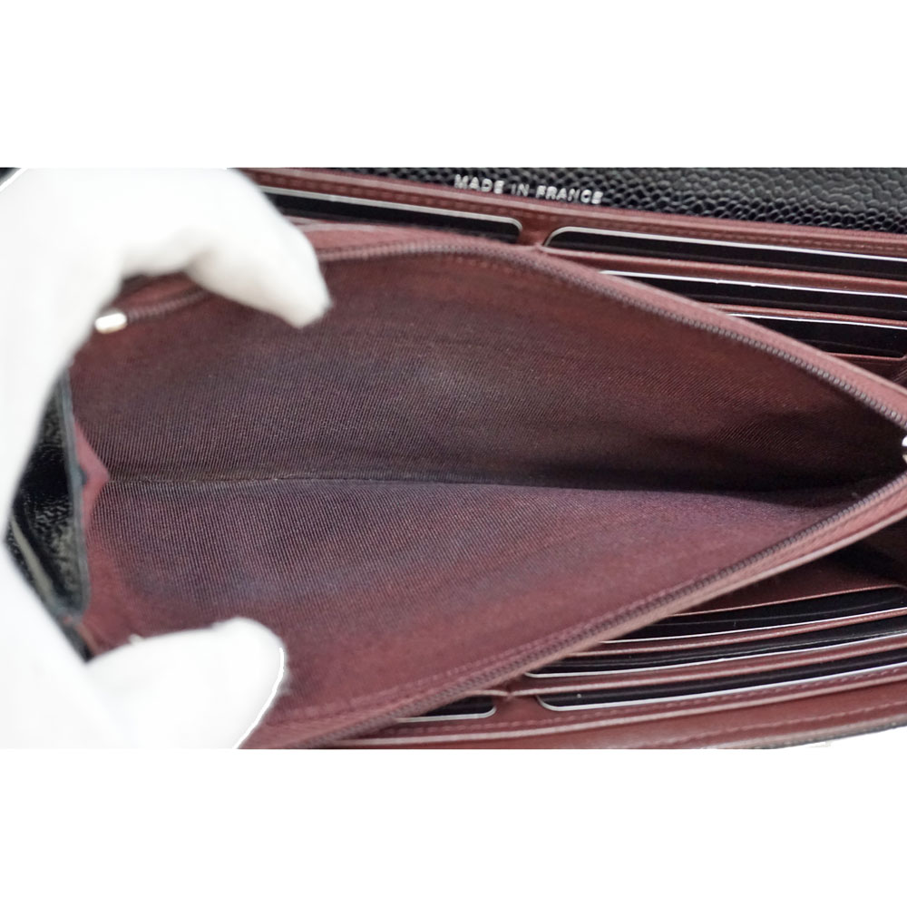 質屋かんてい局オンラインショップ / 【WEB限定】CHANEL 【シャネル】AP0241 ロングフラップウォレット 長財布 キャビアスキン ...