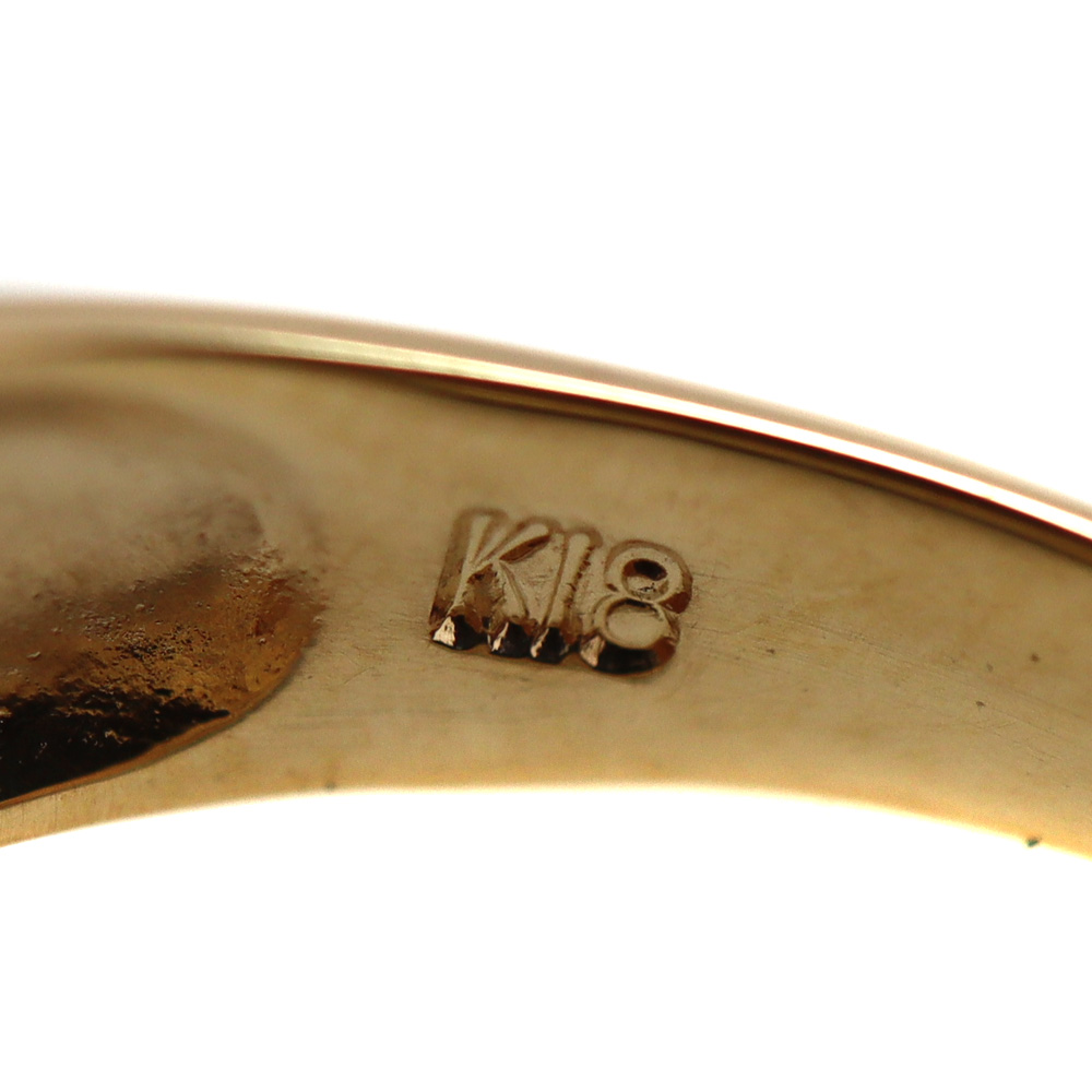 質屋かんてい局オンラインショップ / 18金 K18 ルビーリング D0.05ct リング 指輪 ルビー ダイヤモンド 【中古】