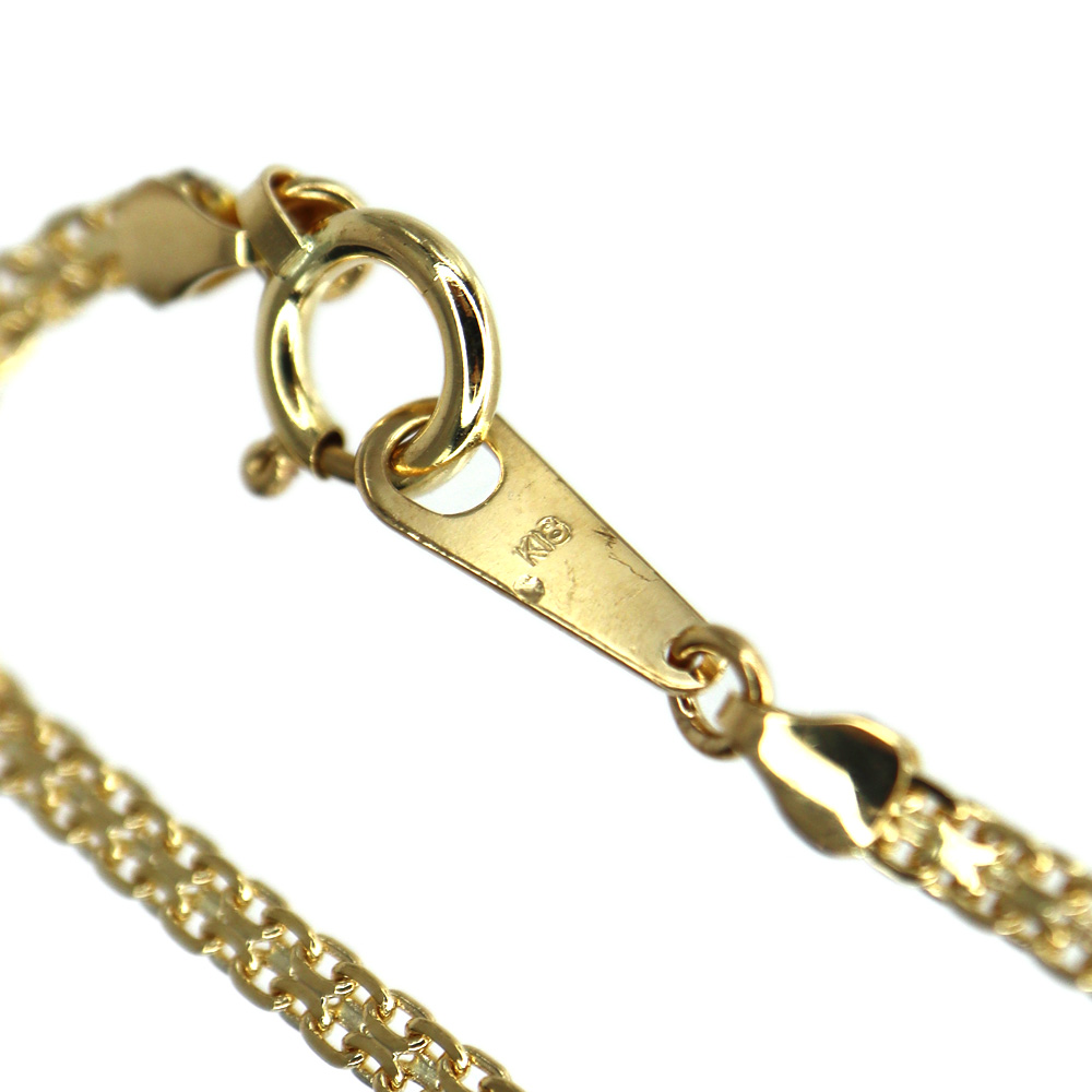 質屋かんてい局オンラインショップ / K18 18金 D0.11ct ネックレス イエローゴールド ダイヤモンド スライド式【中古】