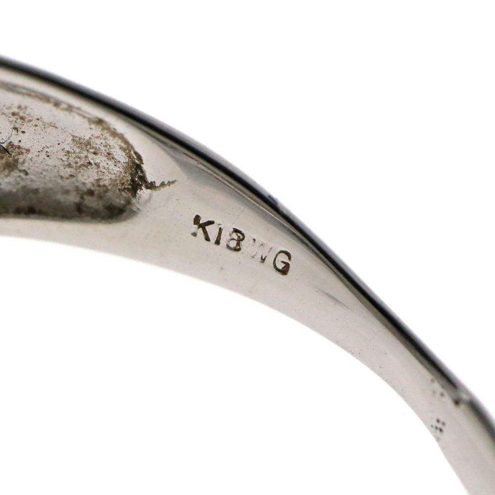質屋かんてい局オンラインショップ / 18金ホワイトゴールド K18WG D0.01ctリング【中古】