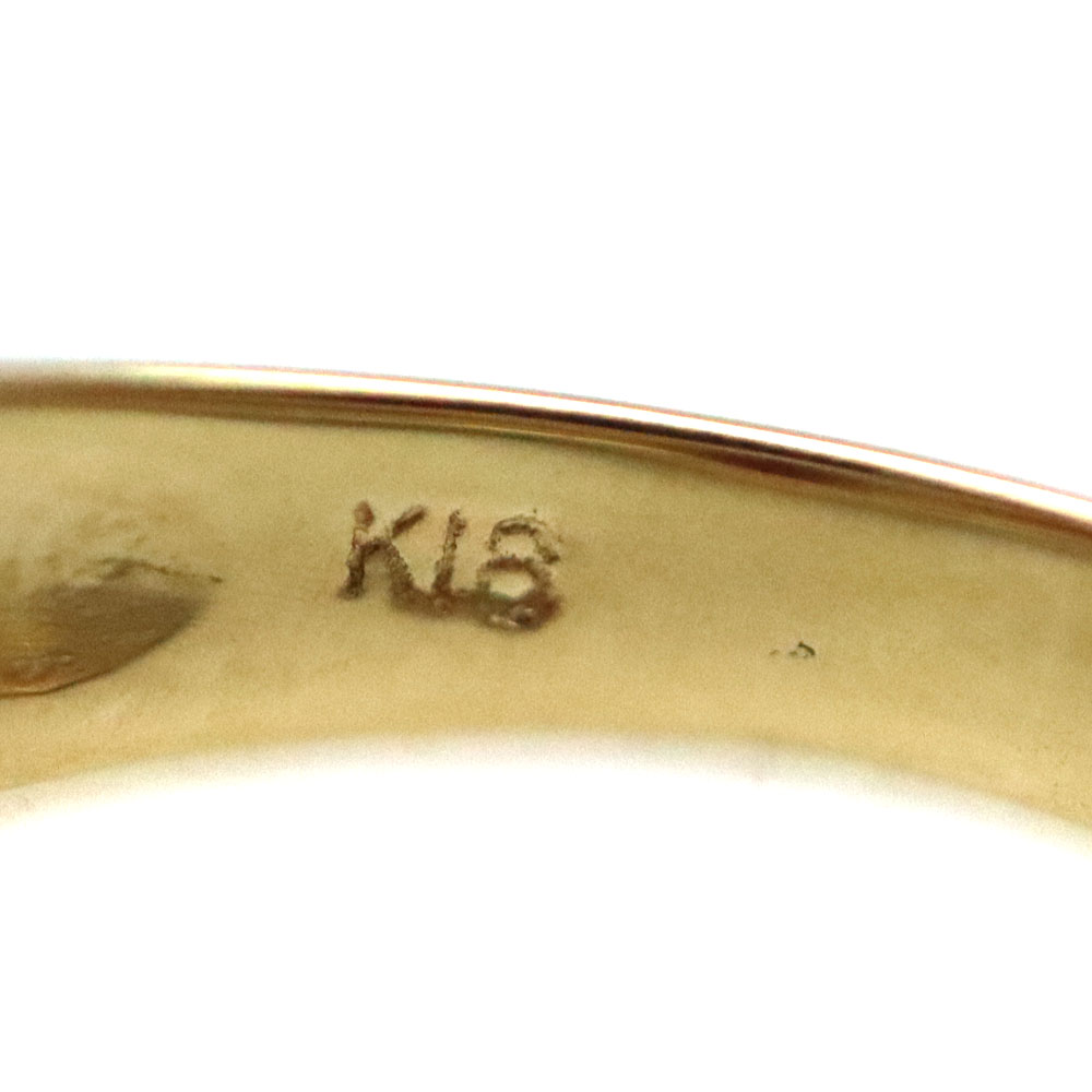 質屋かんてい局オンラインショップ / K18【18金】 R1.41/D0.17ctリング 指輪 金 ゴールド ルビー ダイヤモンド 約13号 3.5g ジュエリー 宝石 レディース【中古 ...